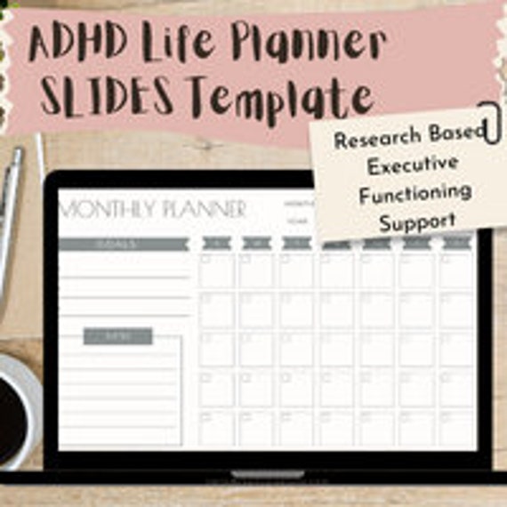 The Ultimate Digital ADHD Life Planner: Google Slides Template - Etsy