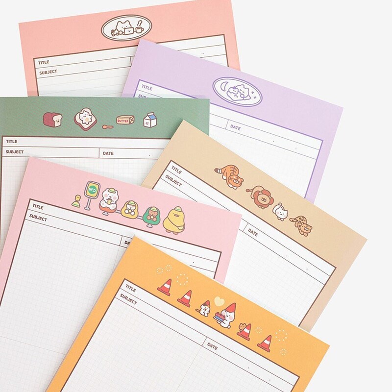 Korean Sticky Note - Etsy