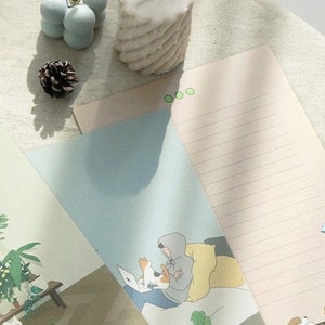 Daily Letter Set Series II | Cute Letter Set, Kawaii Letter Set, Cute ...