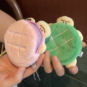 Melon Bread Turtle Mini Pouch | Cute Melonpan Turtle Wallet, Kawaii ...