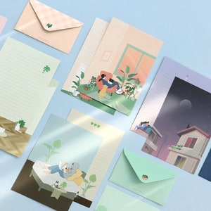 Daily Letter Set Series II | Cute Letter Set, Kawaii Letter Set, Cute ...