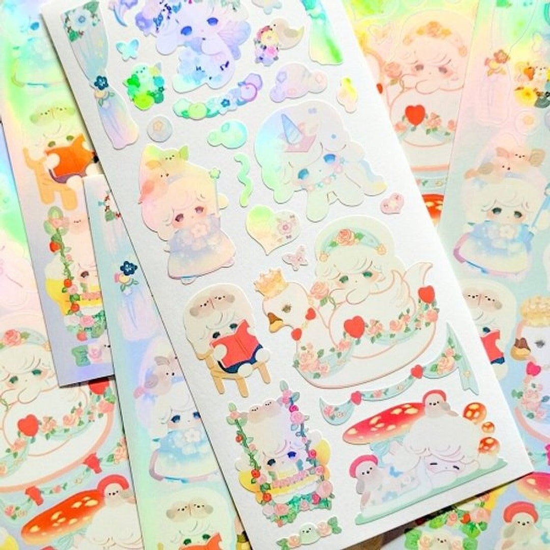 Little Lamb's Dreamland Sticker Sheet Cute Sticker Sheet, Bullet ...
