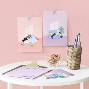 Daily Letter Set Series II | Cute Letter Set, Kawaii Letter Set, Cute ...