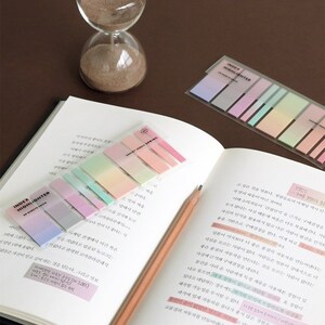 Short Index Highlighter Tabs I | Cute Index Sticky Note, Kawaii Binder ...
