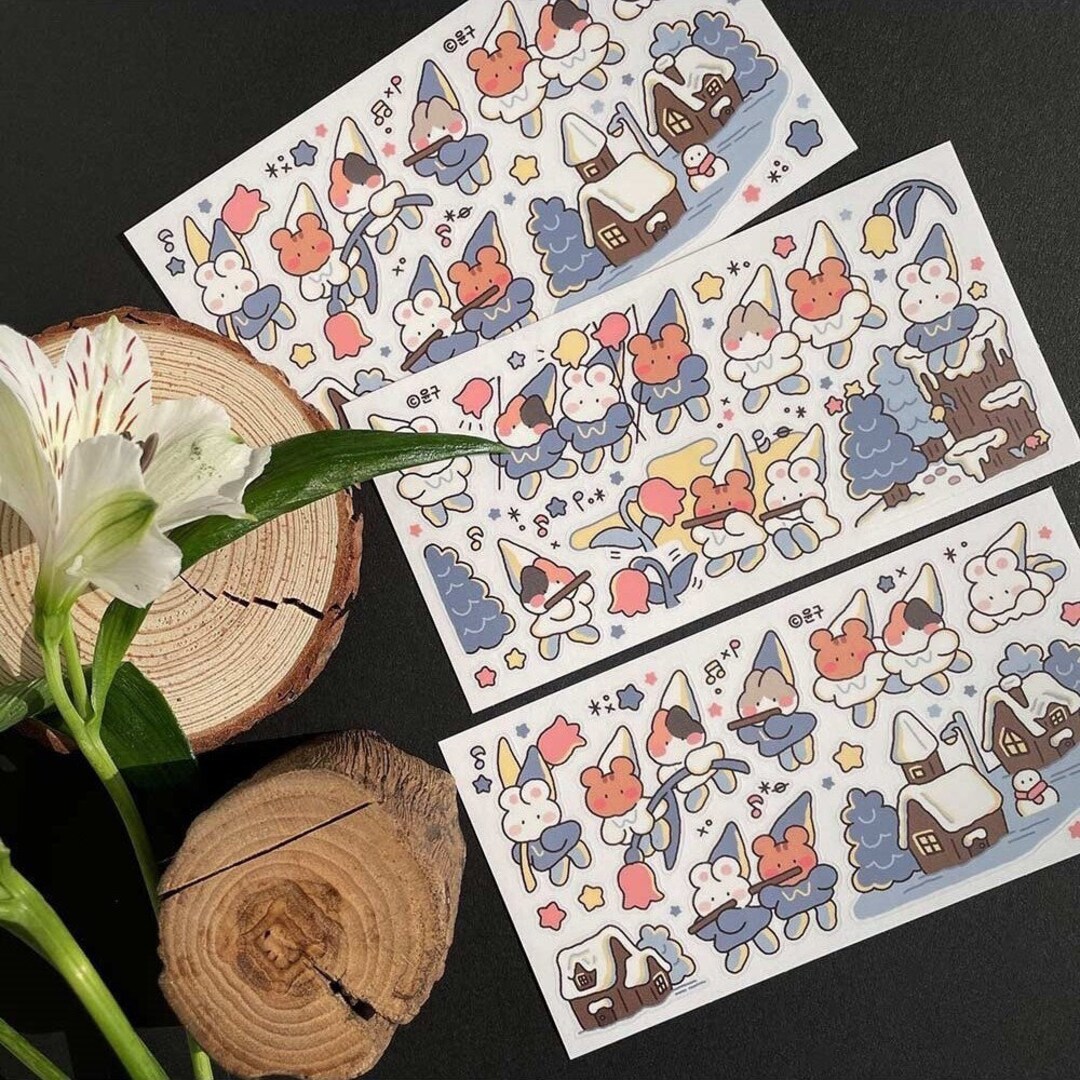 Dawn Fairy Sticker Sheet Set | Cute Sticker Sheet, Bullet Journal ...