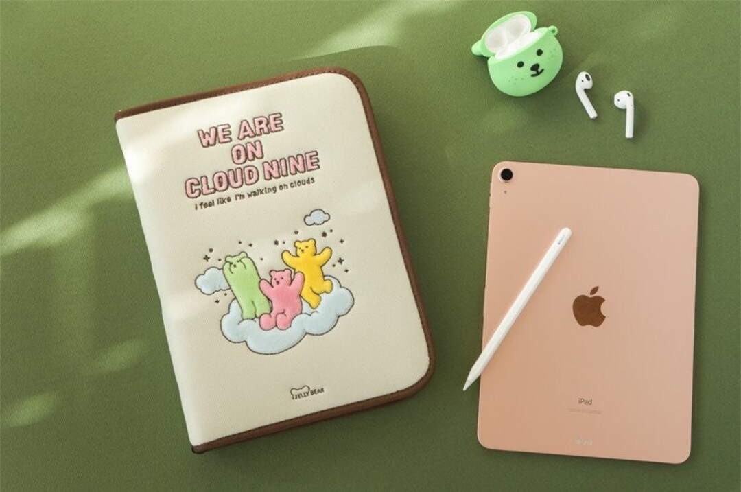 11 Jelly Bear iPad Pouch Cute Bear Tablet Pouch, Kawaii iPad Air/pro ...