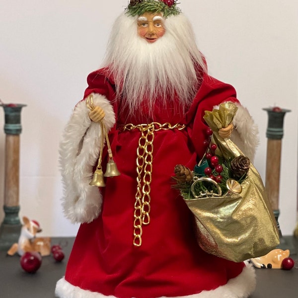 Santa Tree Topper - Etsy