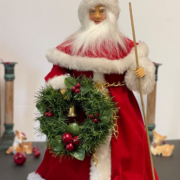 Santa Tree Topper - Etsy