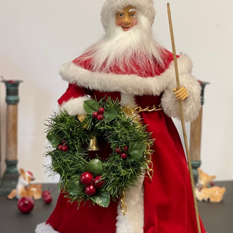 Santa Tree Topper - Etsy