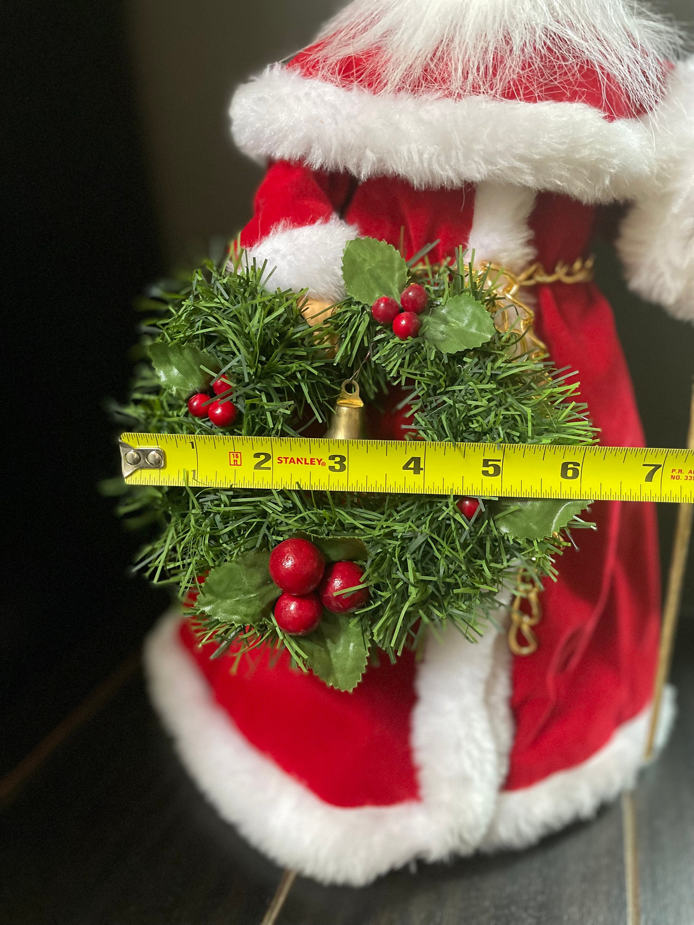 Vintage Santa Tree Topper-centerpiece Santa-tabletop Santa-mantel Decor ...