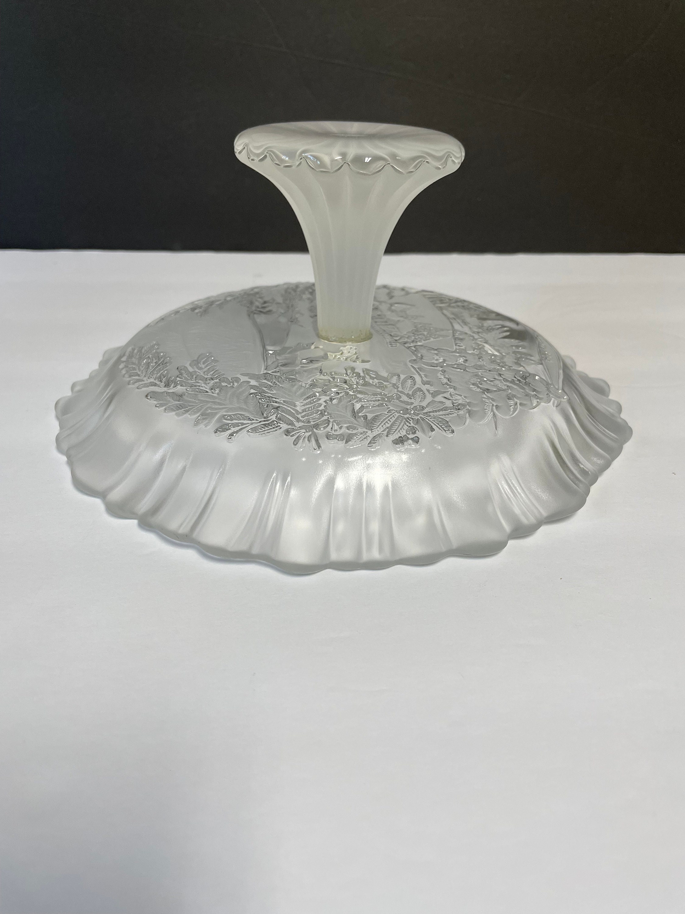 Mikasa Cake Stand/ Crystal Bon Bon Pedestal Cake Stand/ Footed Cake ...