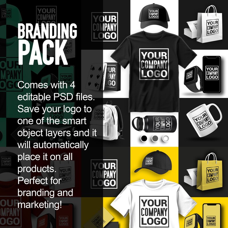 4 High Quality PSD Product Mockups With Customizable Logos for Shirt ...
