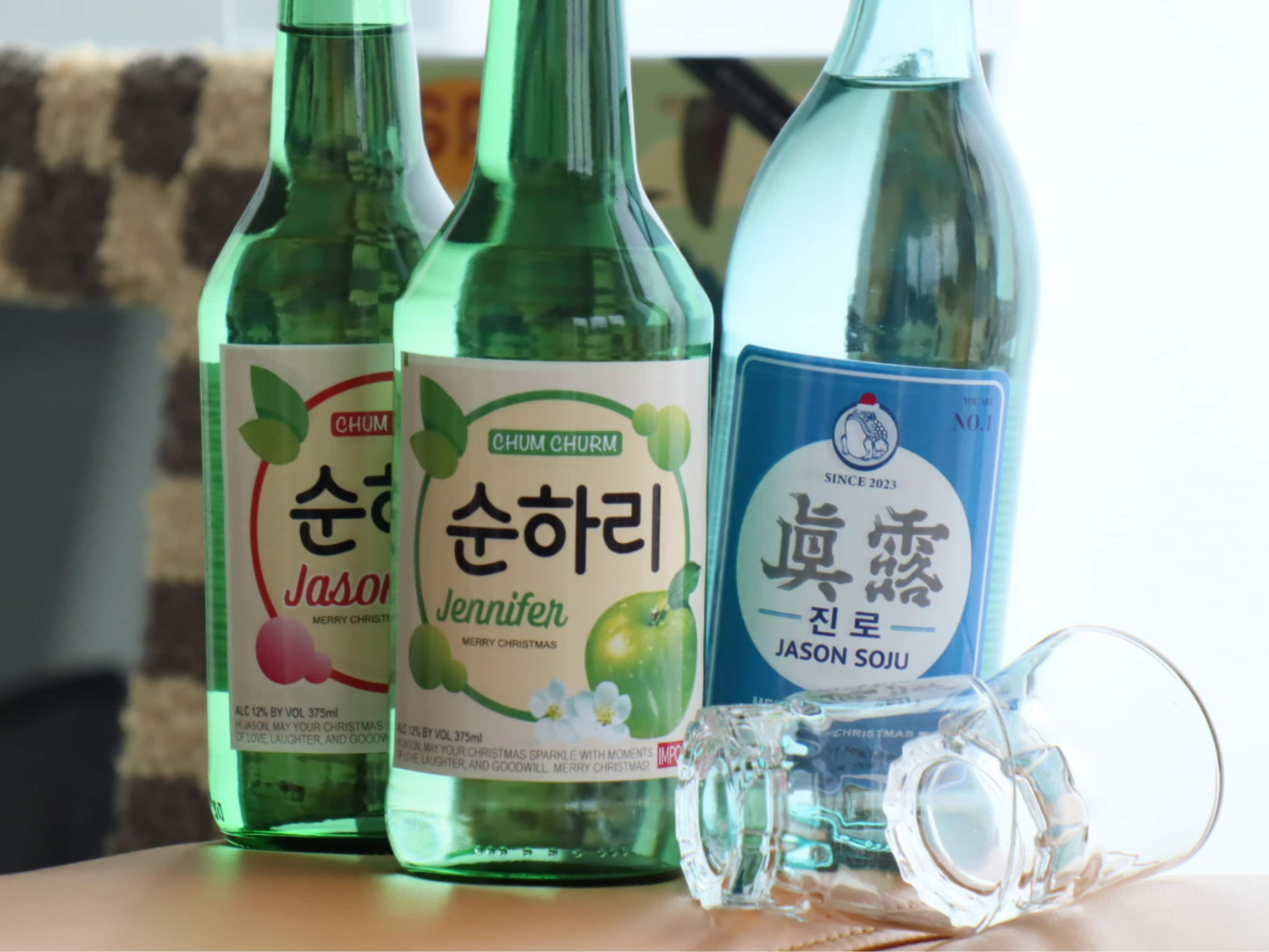 Personalized Soju Style: Digital Print File for Custom Bottle Label ...