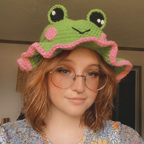 Frog With Mouth Open Dad Hat Screaming Frog Kawaii Funny - Etsy