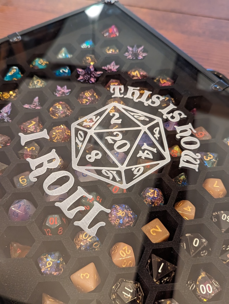 This is How I Roll | Chest of Hoarding | 26 Set Capacity | Plexi Glass ...