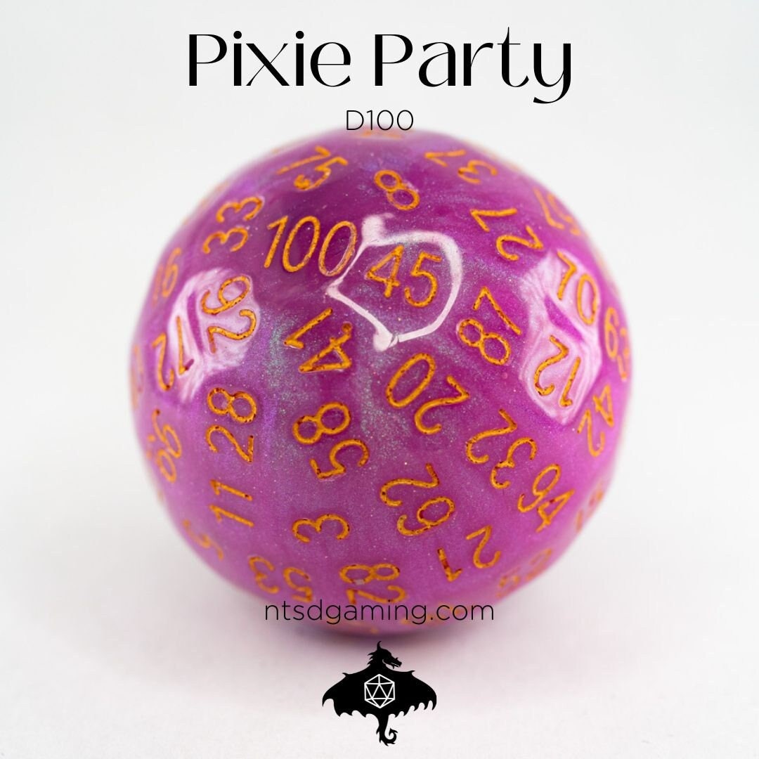Pixie Party Individual D100 Percentile Dice D&D Dice RPG - Etsy