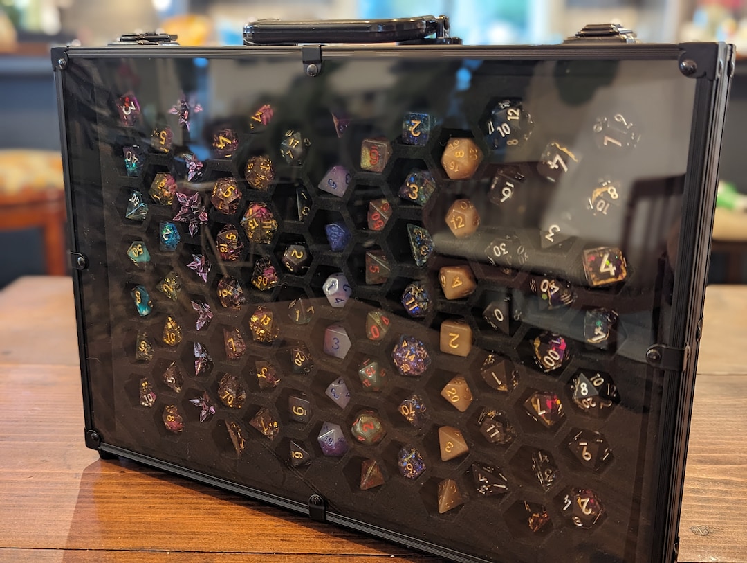 Chest of Hoarding | 26 Set Capacity | Plexi Glass Dice Display Case - Etsy