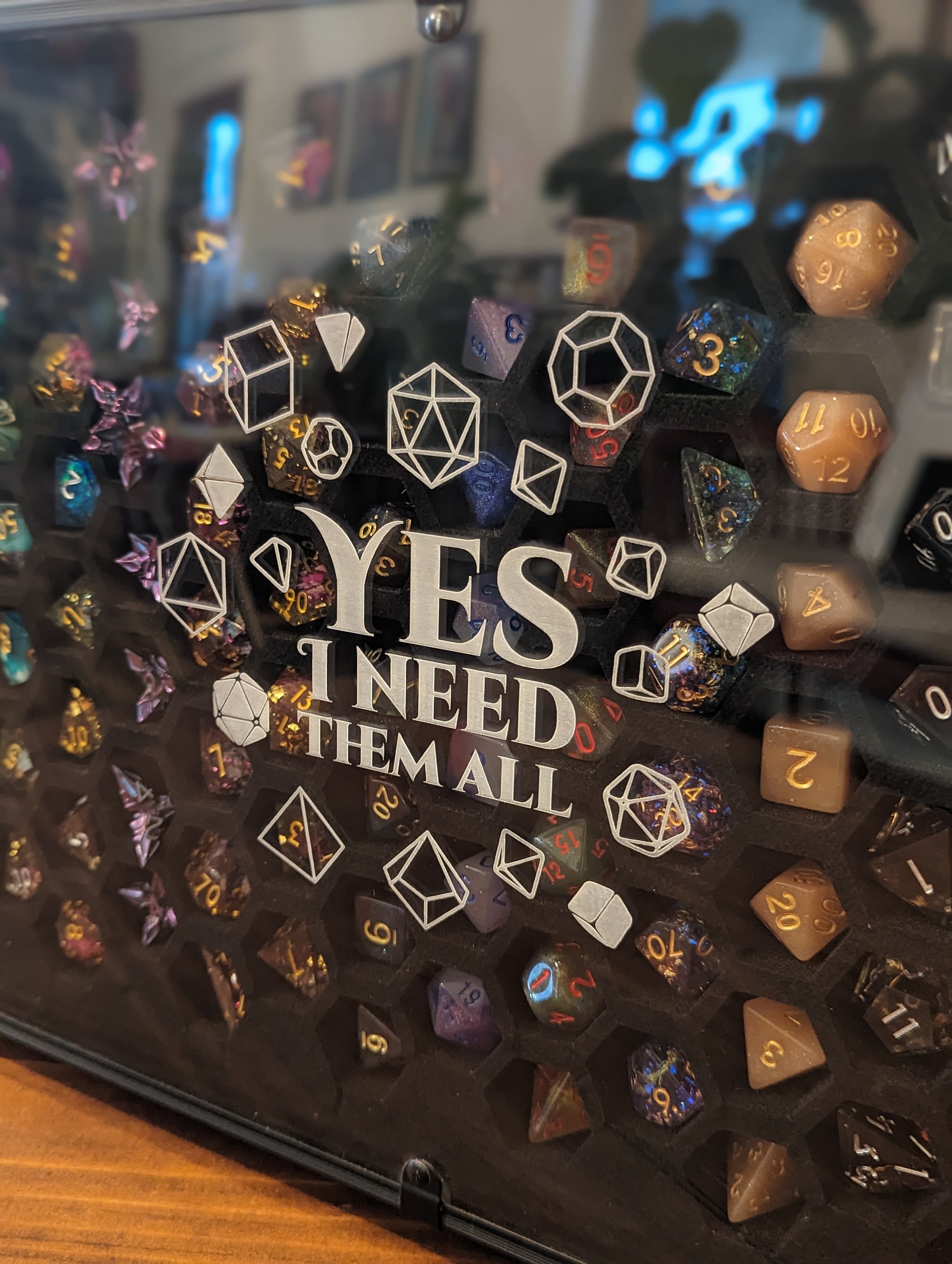 Yes I Need Them All | Chest of Hoarding | 26 Set Capacity | Plexi Glass ...