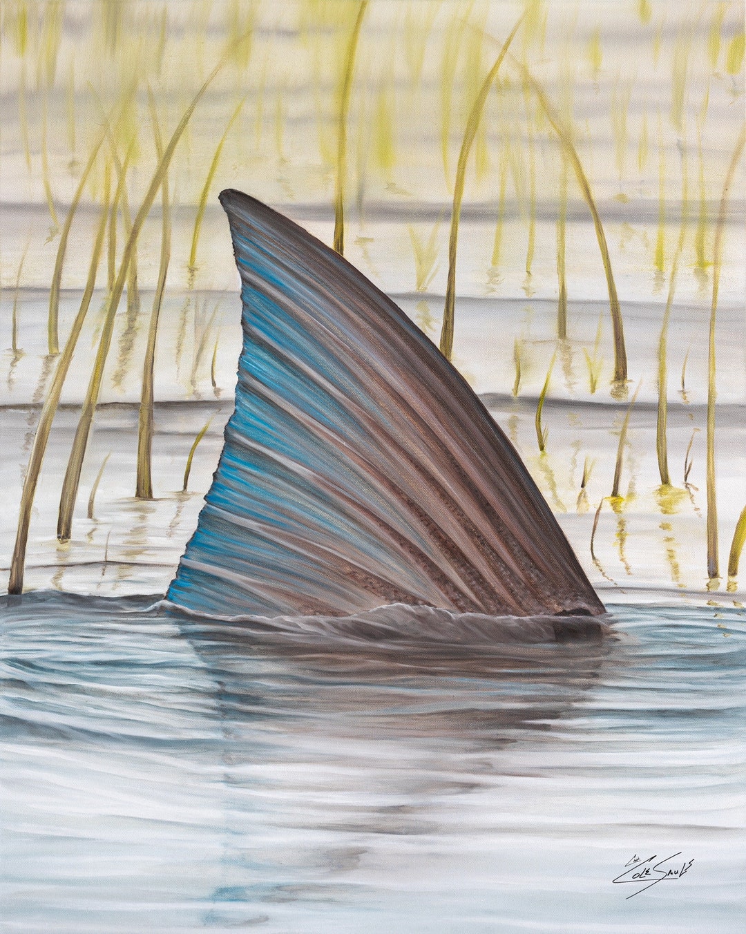 Redfish Painting, Redfish Artwork, Coastal Art, Beach House Decor ...