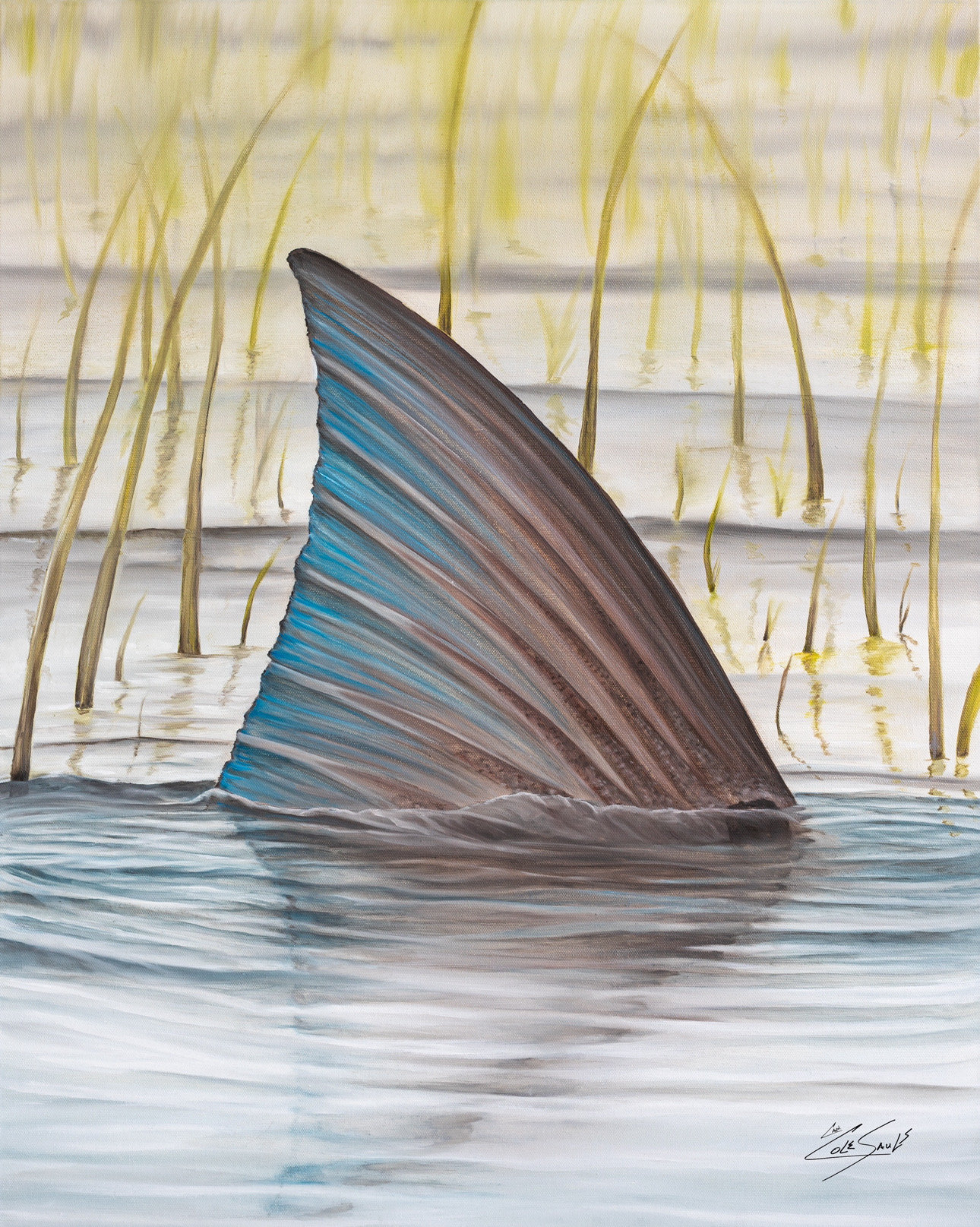 Redfish Painting, Redfish Artwork, Coastal Art, Beach House Decor ...