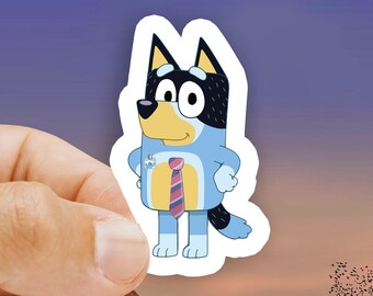 Bluey Family Car Sticker - Etsy UK