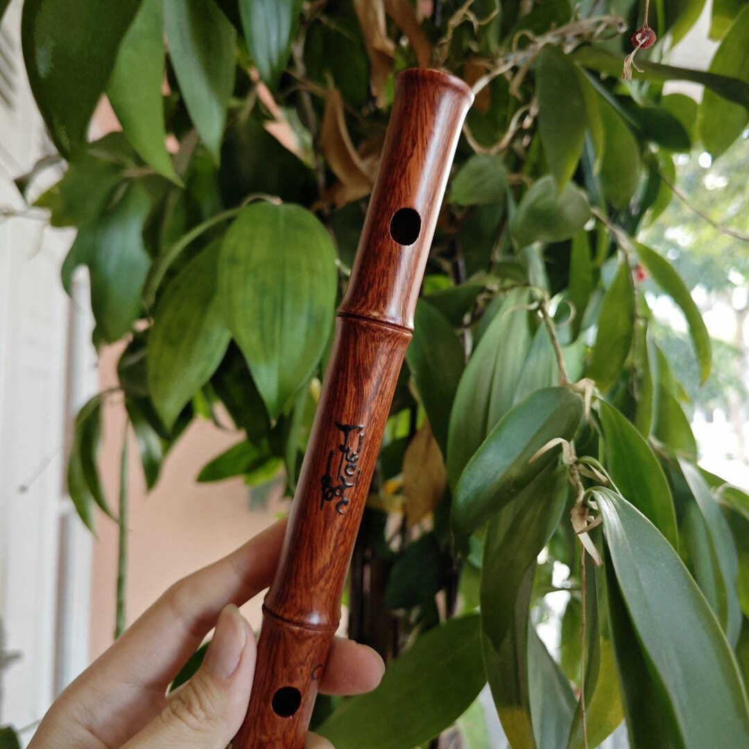 Flute Super Short Flute Padauk Wood Flute Gift for Musician Music Gift ...