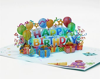 Pop up Music Birthday Cards - Etsy