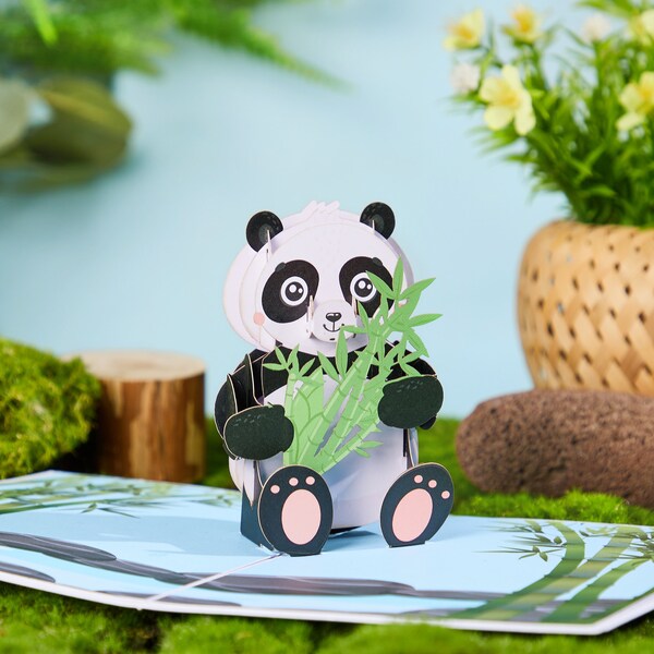 Panda Pop Up - Etsy