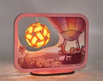Hot Air Balloon Wall Mounted Lights - Etsy