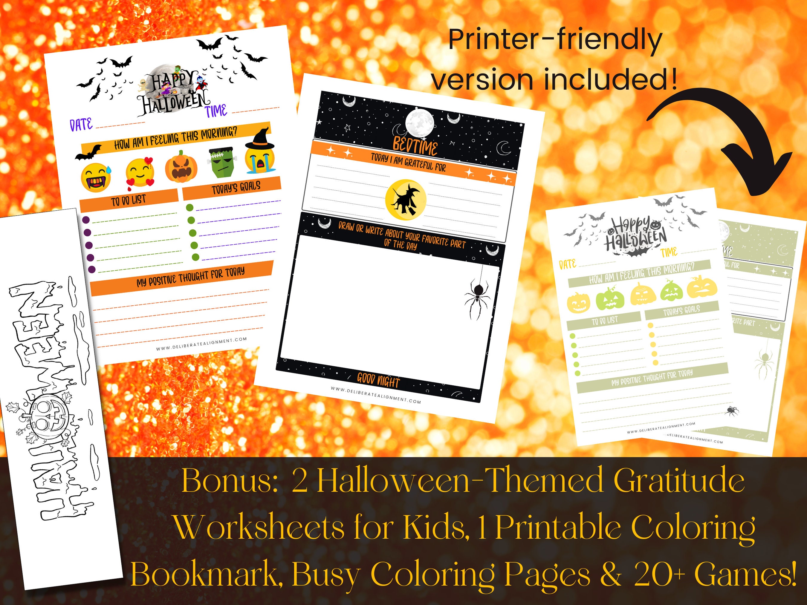 Halloween Coloring Pages, Halloween Affirmations, Halloween Printable ...