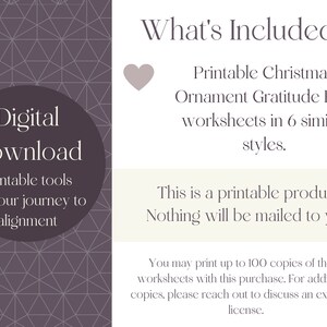 Printable Christmas Craft for Kids, Christmas Ornament Craft, Gratitude ...