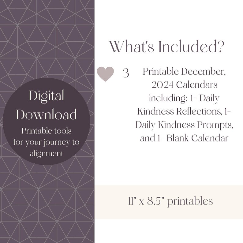 December 2024 Daily Acts of Kindness Calendar Printable, Daily Act of ...