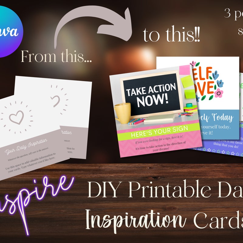 Inspirational Cards - Etsy