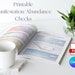 Printable Manifestation Abundance Checks and Canva Editable Abundance ...