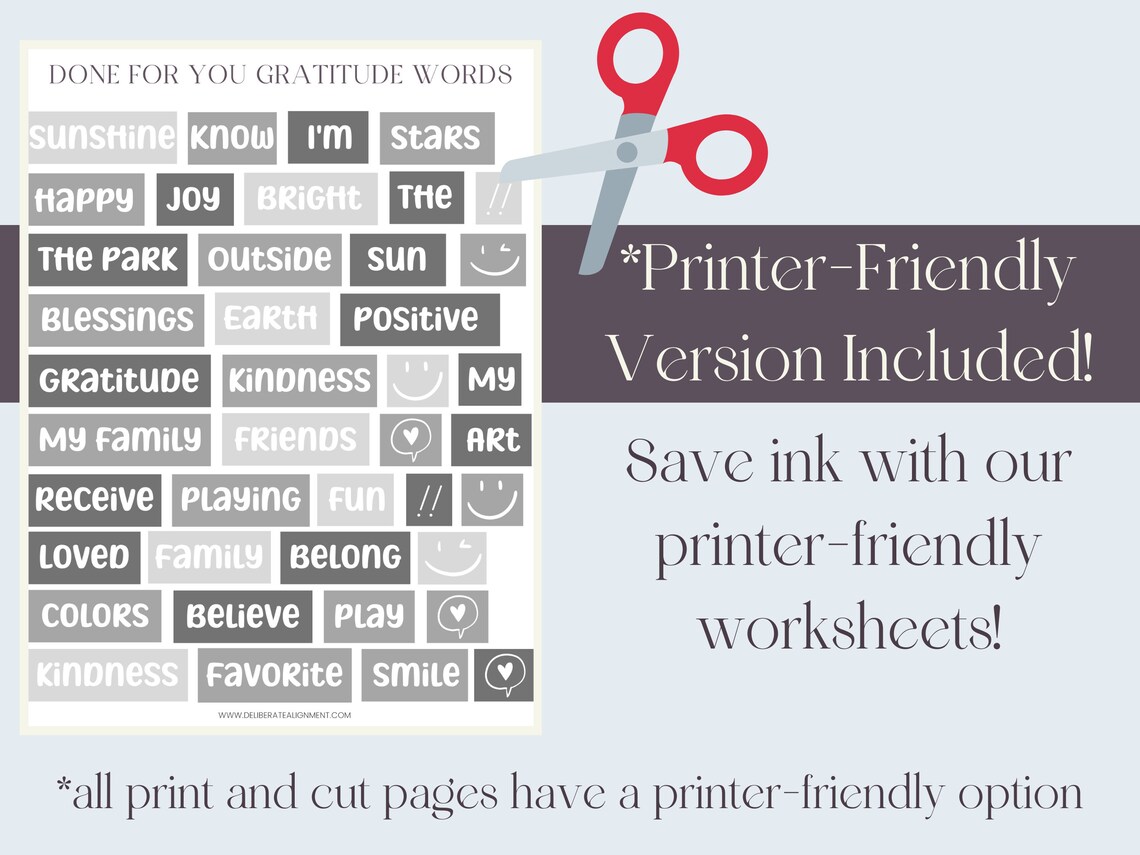 Gratitude Jar Craft Kit for Kids: Printable Activity (digital Download ...