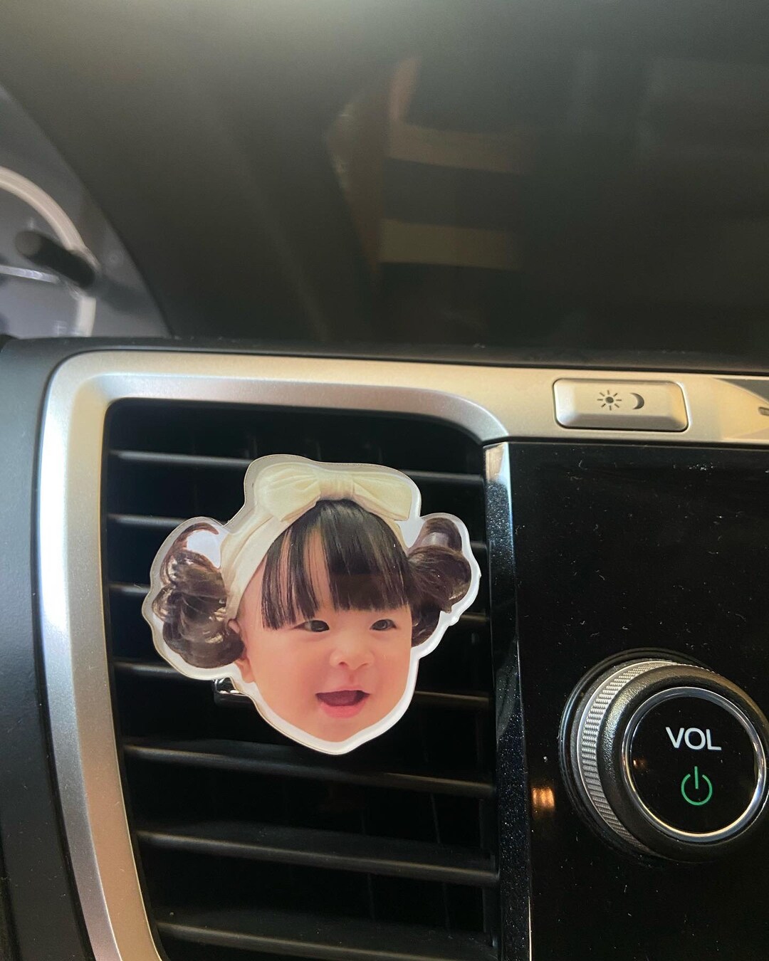 Customize Face for Car Air , Clips Onto Air Vents, Car Accessory ...
