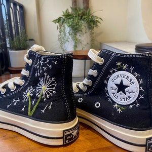 Converse Chuck Taylor 1970s Converse Dandelion Embroidered Shoes ...