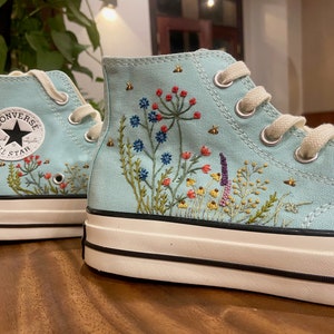 Flower Mint Converse Custom/gift for Kid/converse Chuck Taylor 1970s ...