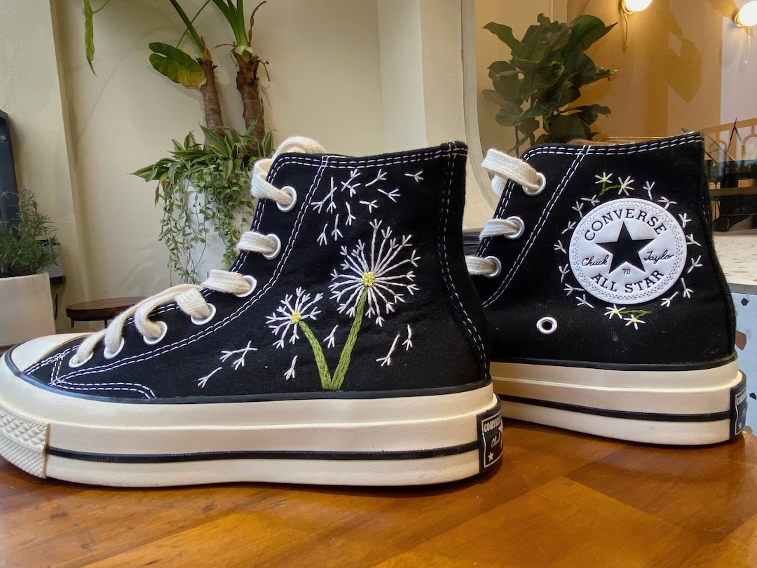 Converse Chuck Taylor 1970s Converse Dandelion Embroidered Shoes ...