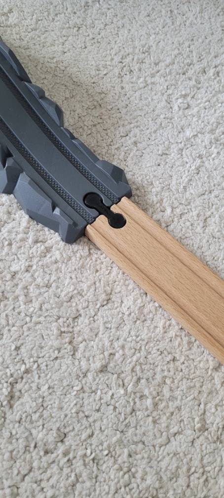 Playtive Lidl, Brio, Ikea Wooden Railway Track Connector Universal ...