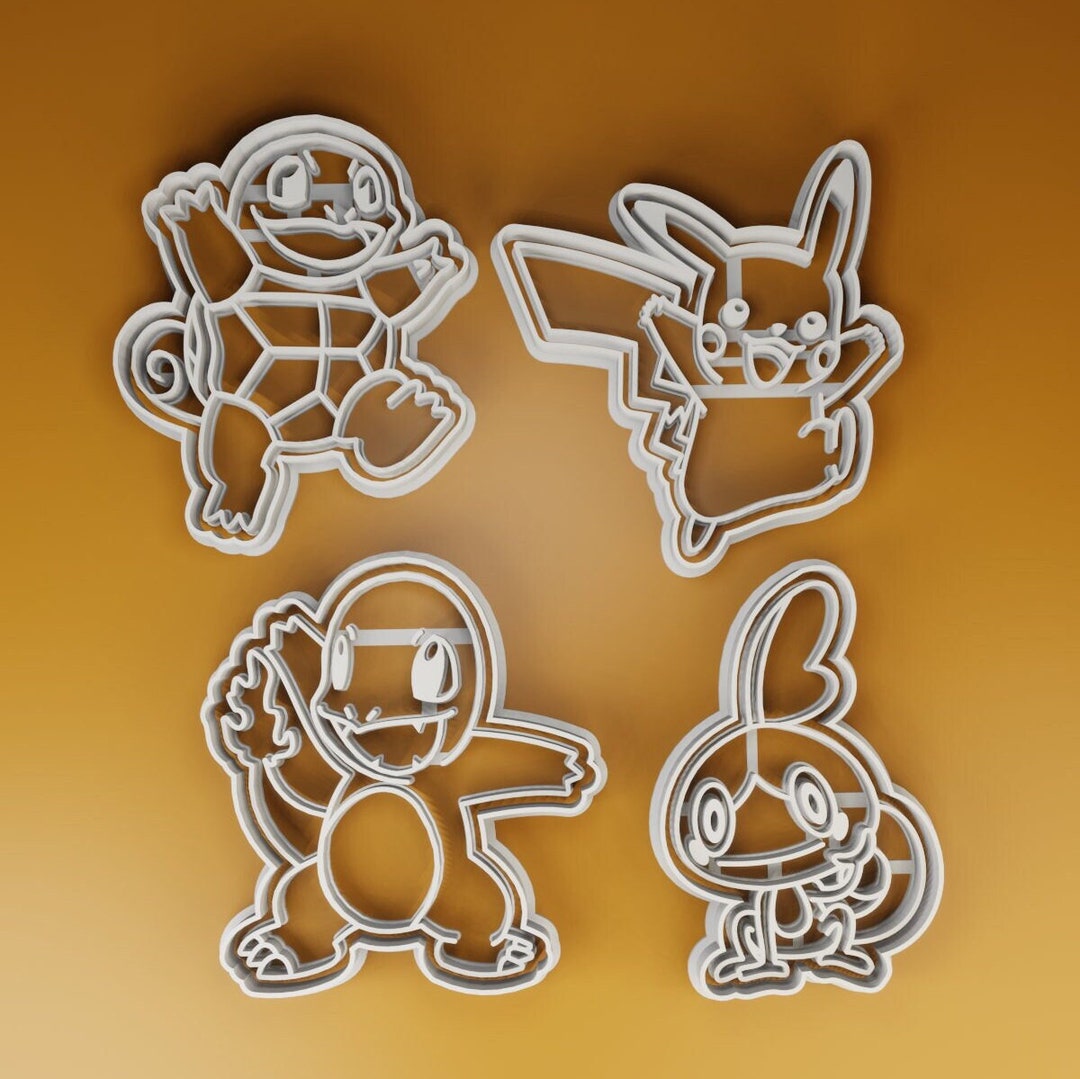 Pokemon Cookie Cutter Set - Etsy