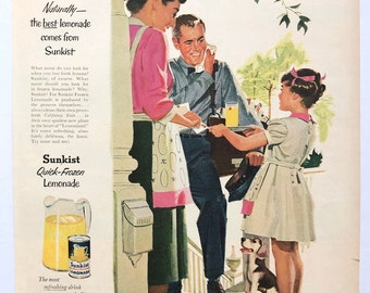 Rare 1955 Borden's Half-and-half - Magazine Advertisement. Original ...