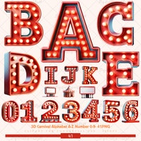 Carnival Alphabet FONT, SVG, PNG - Etsy Canada