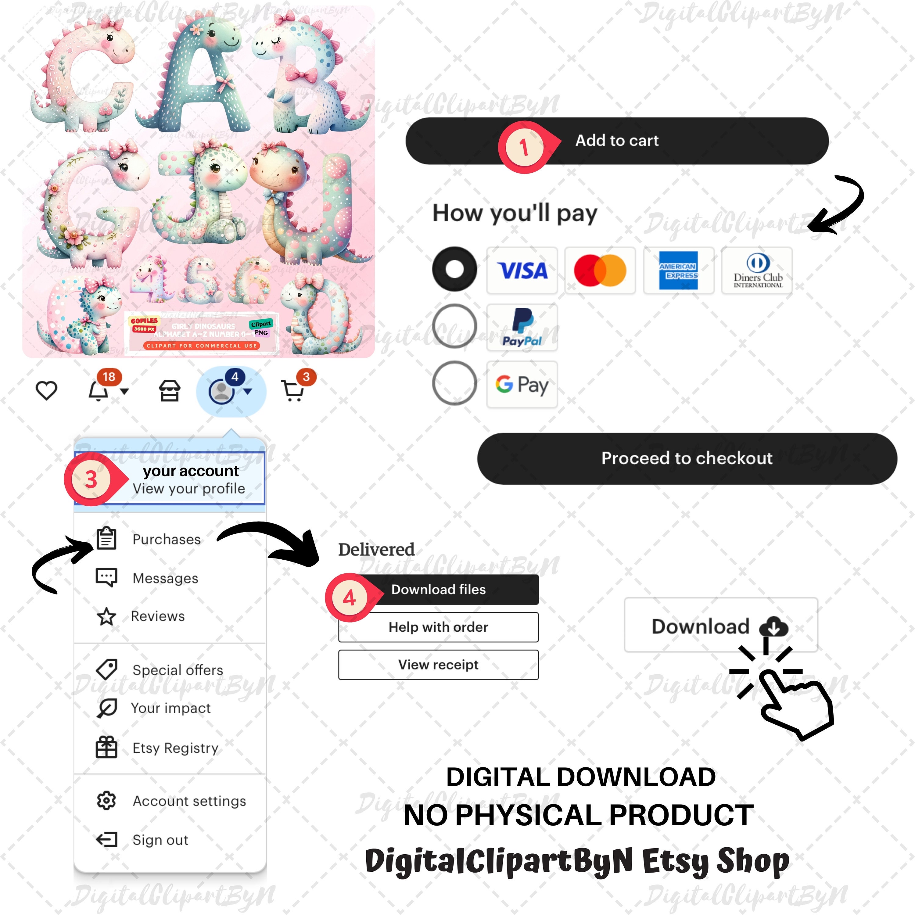 Toadstools and Fairy Alphabet A-Z Number 0-9 , Purple Toadstools Letter ...