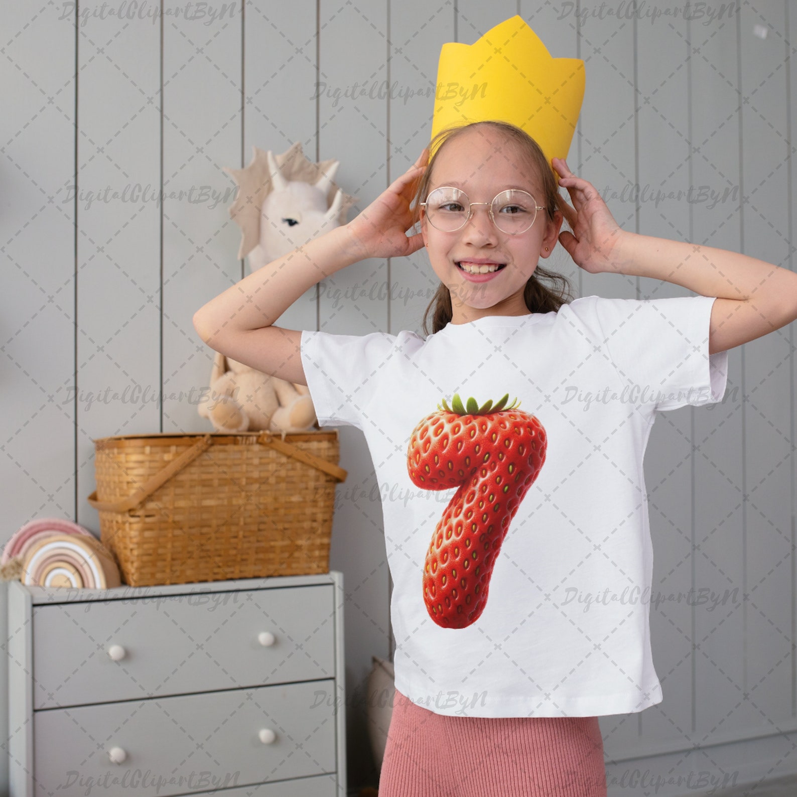 Strawberry Alphabet A-Z Number 0-9 Bundle Clipart , Fruit Alphabet ...