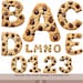 Chocolate Wafer Ice Cream Alphabet A-Z Number 0-9 Bundle Clipart , Ice ...