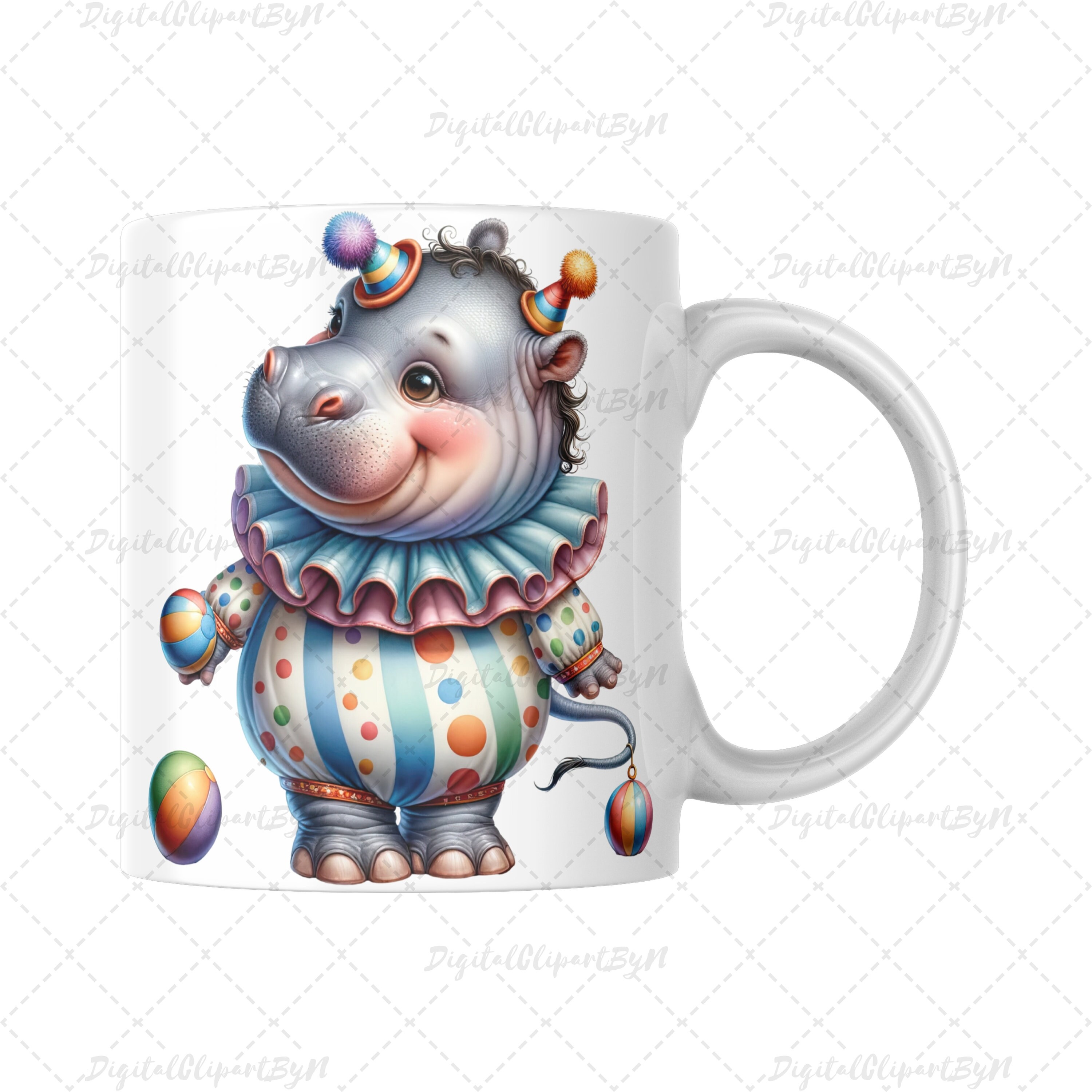 Circus Baby Animals Clipart: Perfect for Circus-themed Birthdays, Baby ...