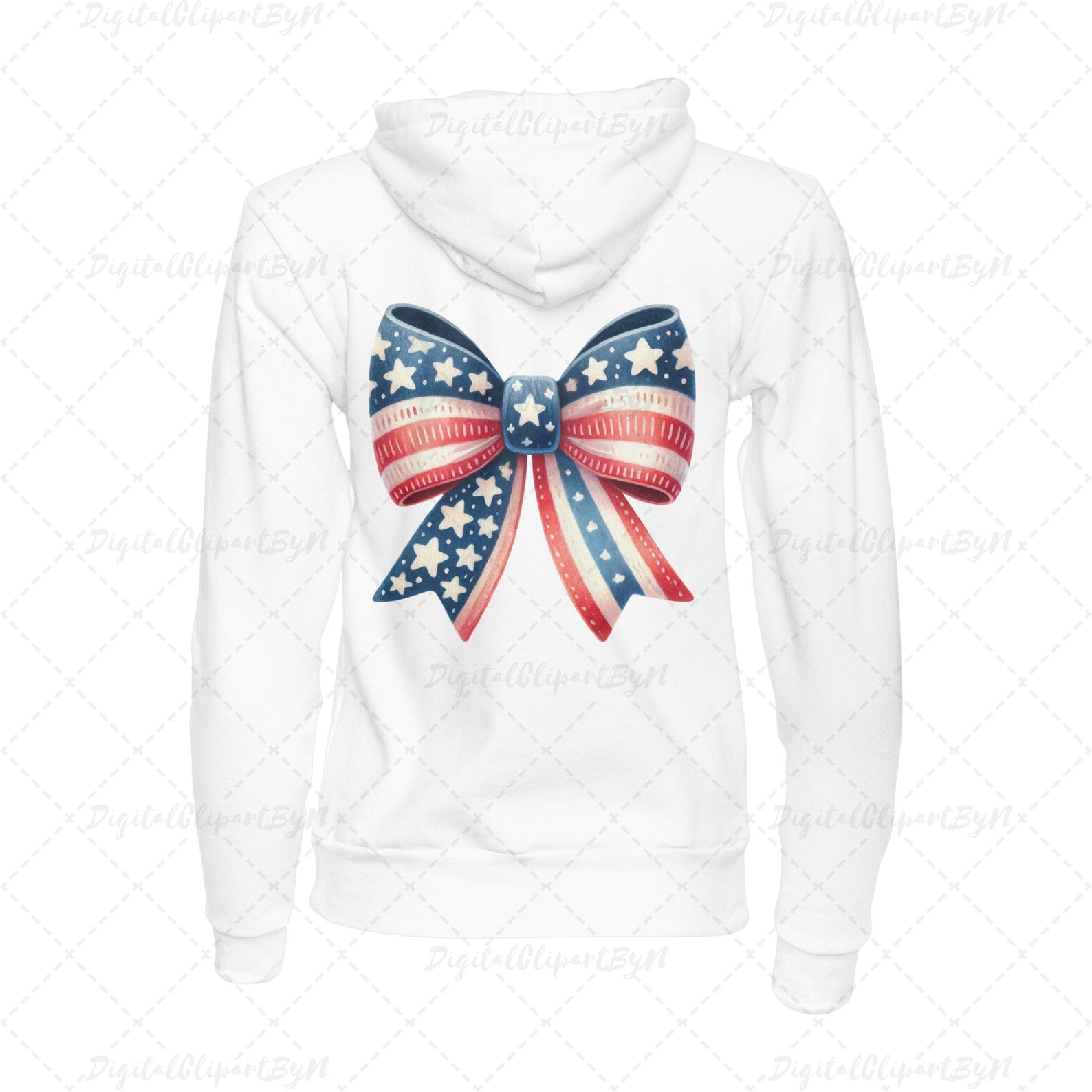 American 4th of July Clipart Alphabet A-Z Number 0-9 Bundle ...