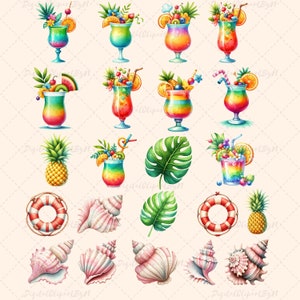 Cute Ocean Clipart for Kids | Sea Summer Clipart Animal | Beach Party ...