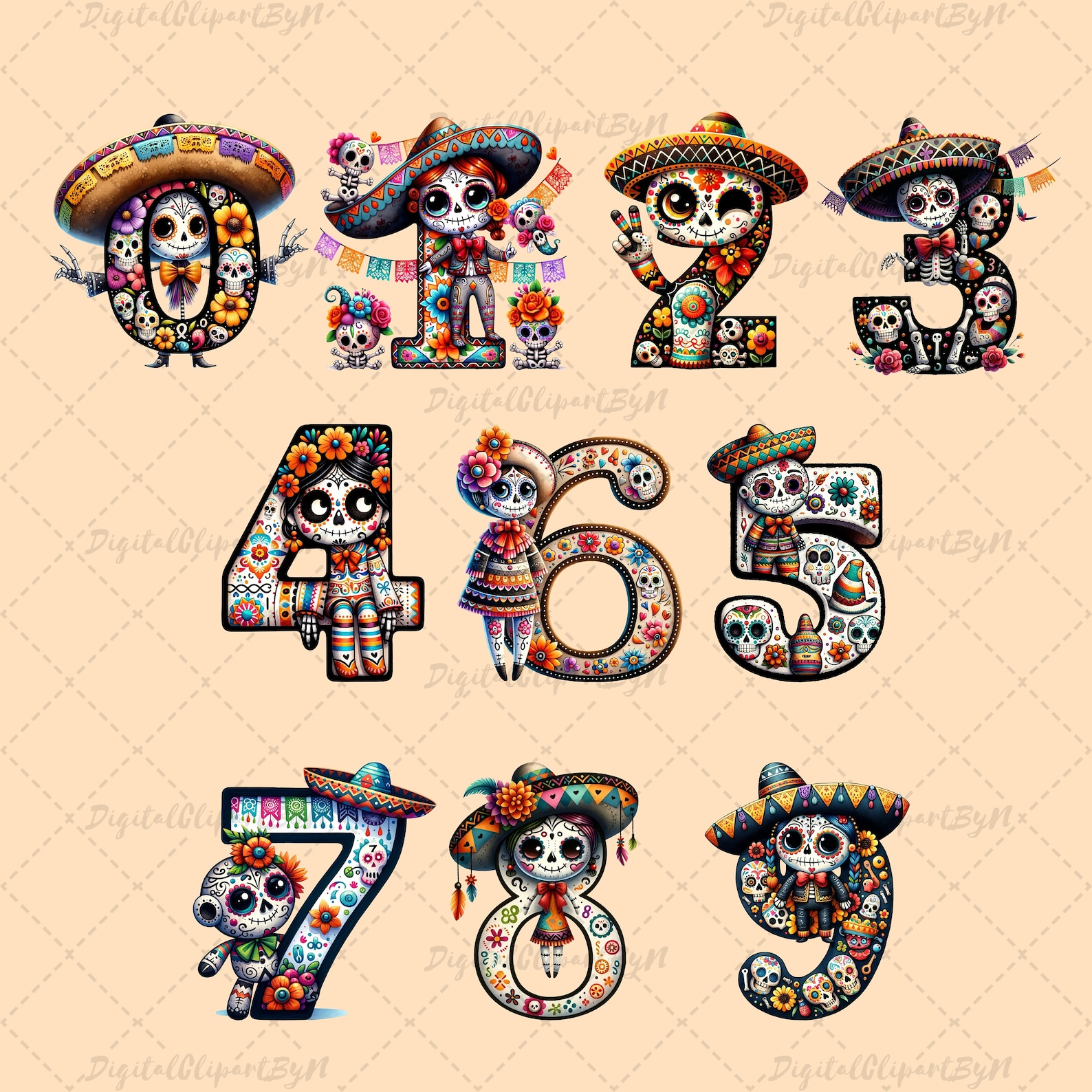 Voodoo Doll Alphabet A-Z Number 0-9 , Halloween Letter, Evil Nursery ...